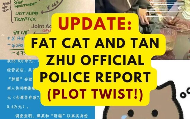 What Happened to Fat Cat (胖猫) and Tan Zhu? - Sarah Strawberry 🍓