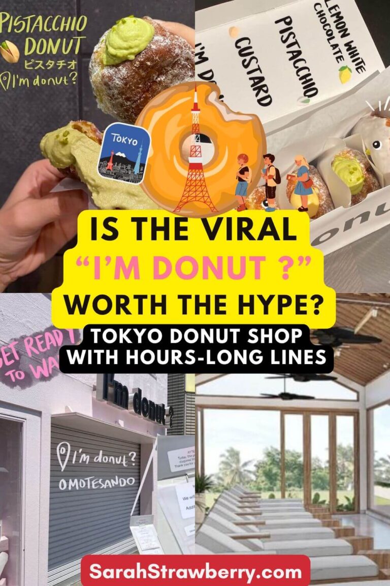 Is the Viral "I'm donut ?" Tokyo Worth the Hype? - Sarah Strawberry 🍓